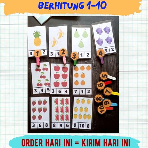Promo MEAM Mainan Edukatif Anak Metode Montessori untuk Belajar Angka ...
