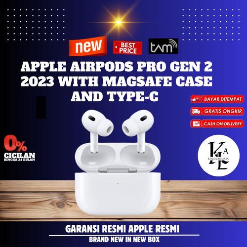 Jual Apple Airpods Pro 2 Gen 2 Airpod pro 2023 USB C Magsafe Wireless MTJV3 - pro 2 2023, resmi ...