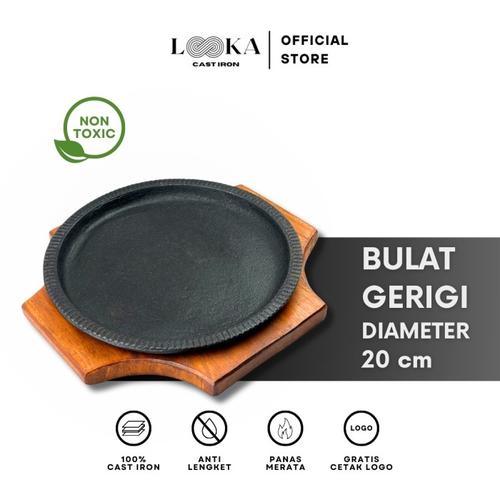 Jual Hot Plate Bulat Gerigi Diameter 20 cm - Kab. Klaten - Mega Dunia ...
