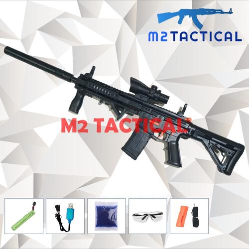 Jual Mainan Water Gel Blaster M4 / M416 / M4A1 SLR Black Edition Full Auto / Manual WGB WGG ...