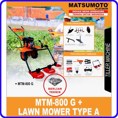 Jual Traktor Sawah Tiller Matsumoto MTM 800 G + Potong Rumput Lawn ...