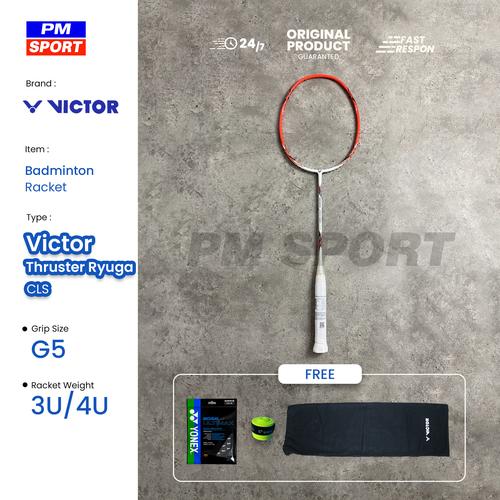 Promo Raket Badminton / Bulutangkis Victor Thruster Ryuga CLS CLS/D ...