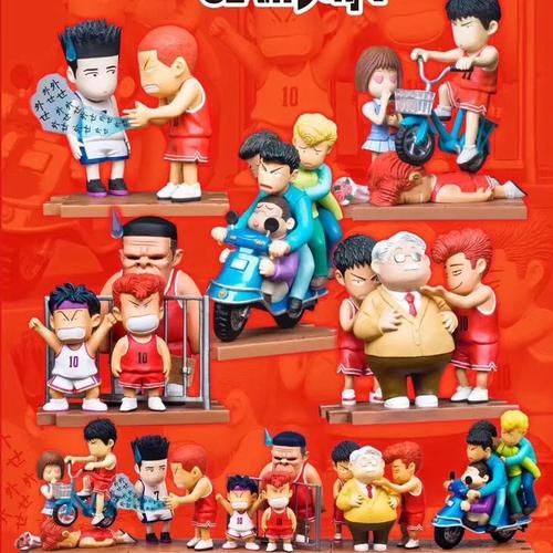 Promo Action Figure Diorama Slamdunk Sakuragi Rukawa Mitsui Akagi ...