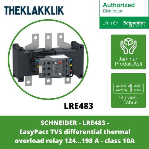 Jual SCHNEIDER - LRE483 - EASYPACT TVS DIFFERENTIAL THERMAL OVERLOAD ...
