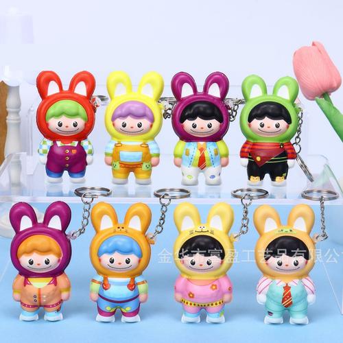 Jual Gantungan Kunci Squishy Labubu Kartun Ganci Squishi Squisi Sekuisi ...