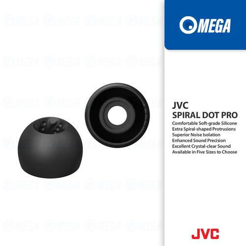 Jual JVC Spiral Dot Pro EP-FX12 | Comfortable & Soft Silicone Eartips ...