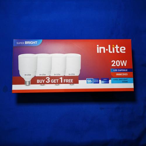 Jual INMC003 Bohlam Lampu LED 20W Watt Paket Multipack Super Bright ...