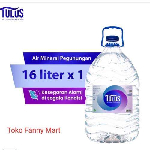 Jual AIR MINERAL GALLON SEKALI PAKAI MERK TULUS 16 LITER - Jakarta ...