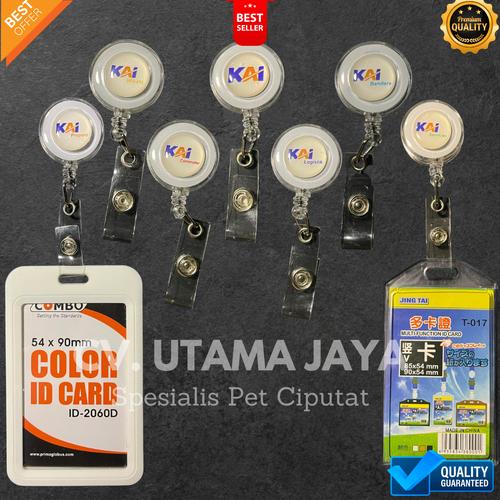 Jual ID CARD KAI Kereta Api Indonesia Name Tag Yoyo Tanda Pengenal ...