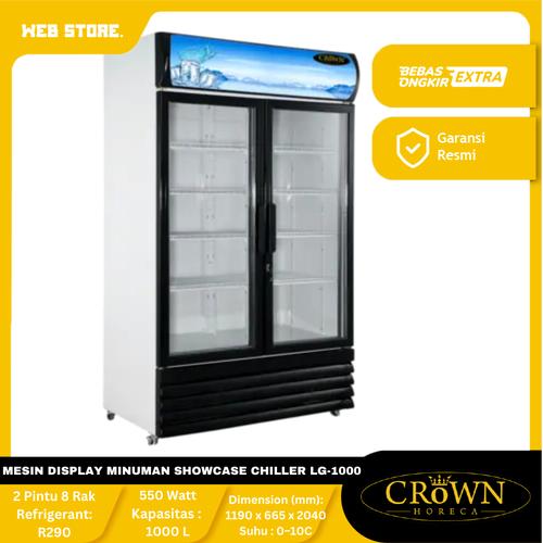 Promo Mesin Pendingin Display Minuman Showcase Chiller 2 Pintu 8 Rak LG ...