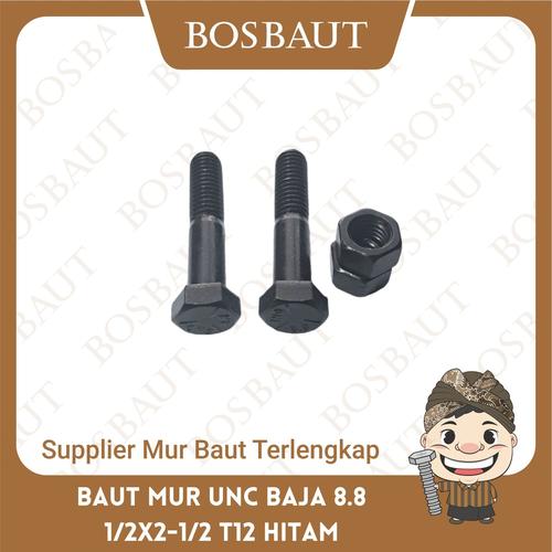Jual BAUT MUR UNC BAJA 8.8 1/2X2-1/2 T12 HITAM - Kota Surabaya - Bos ...