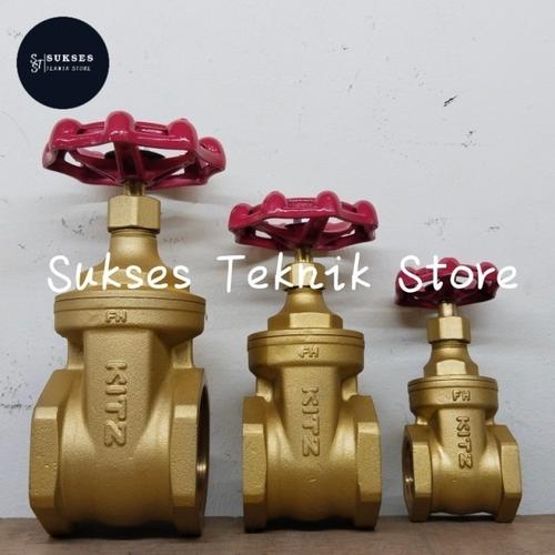 Jual Gate Valve kuningan kitz ukuran 1-1/4" inch / Gate Valve KITZ ORI - Jakarta Barat - Sukses ...