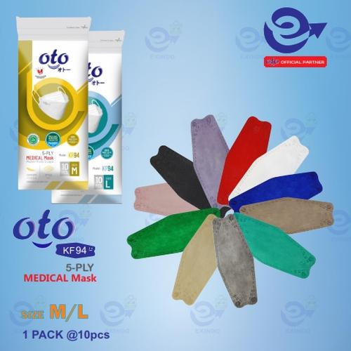 Promo OTO Masker Medis KF94 5Ply Earloop Medical Mask 5 lapis isi 10 ...