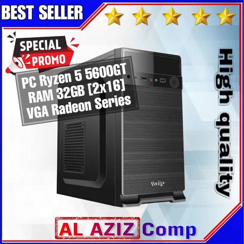 Jual PC Cpu Rakitan AMD Ryzen 5 5600GT RAM 32gb SSD 256gb VGA Radeon ...