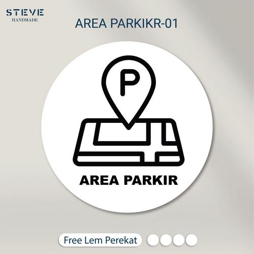Jual Sign Board Parkir Area | Papan Tanda Area Parkir Label Akrilik ...