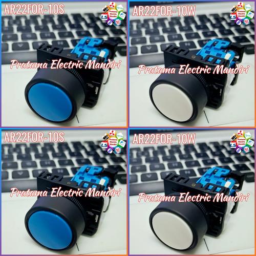 Jual FUJI ELECTRIC Push Button AR22FOR-10W WHITE AR22FOR-10S BIRU BLUE ...