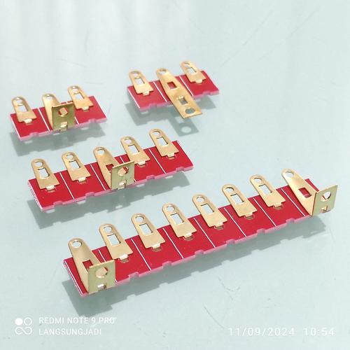 Jual 3-5-8 Lug Gold Tag Terminal Strip 3 5 8 Pin PCB Board Turret P2P ...