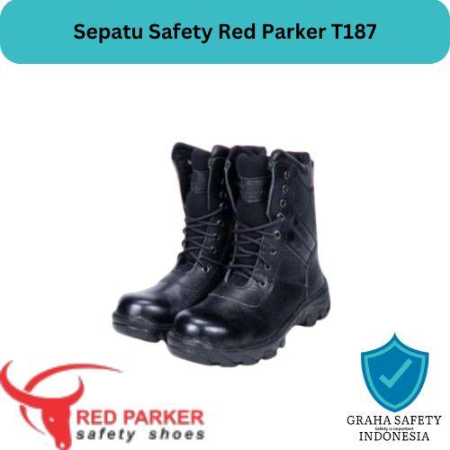 Jual Sepatu PDL Security / Sepatu Safety Red Parker T187 - 43 - Jakarta ...
