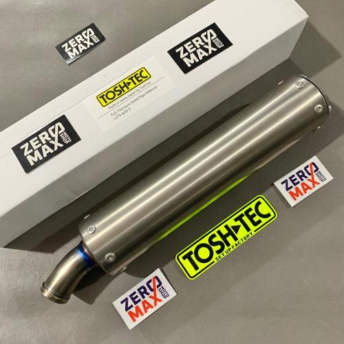 Jual Silencer Knalpot TOSHTEC ORIGINAL JAPAN Full Titanium Solid New ...