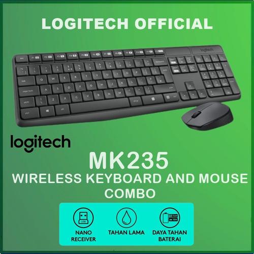 Promo Logitech MK235 Wireless Keyboard dan Mouse Combo MK235 MK 235 ...