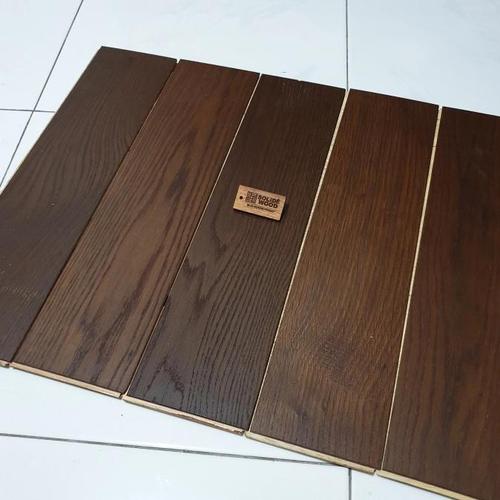 Jual lantai kayu Oak carbonized flooring parket parquet alas foto ...