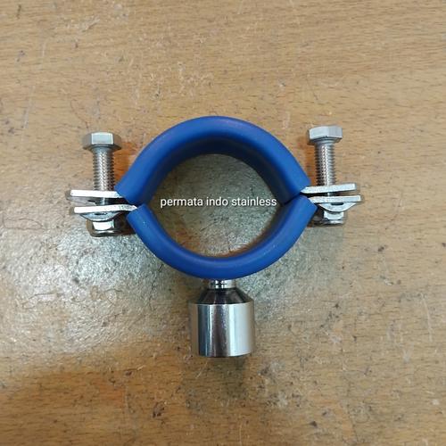 Jual Clamp Pipa Holder Drat Stainless 304 2 " inchi Clamp Support ...