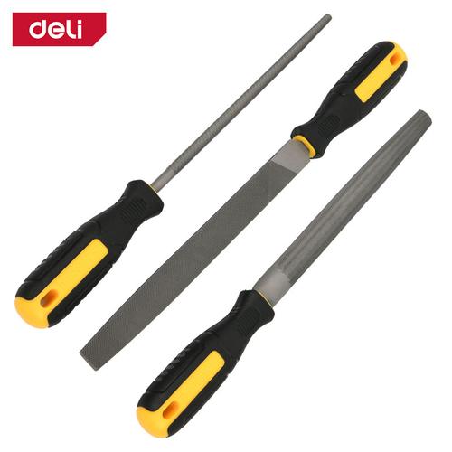 Jual Deli Tools Set Alat Kikir Medium tooth File Set 3 PCS EDL351083 ...