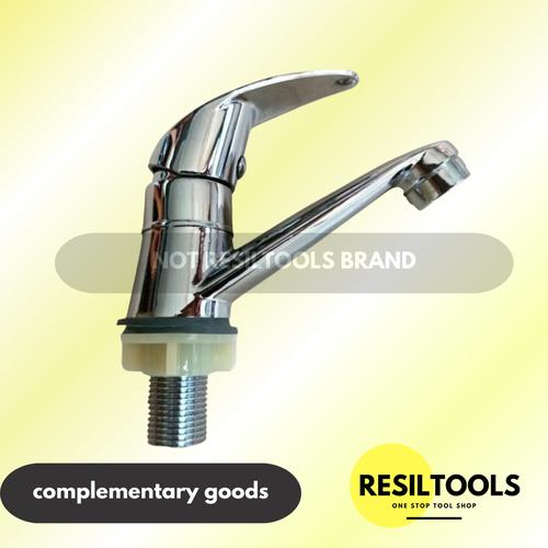 Promo Kran Air Wastafel 1/2 Inch Gagang Angkat Keran Cuci Piring Tangan ...