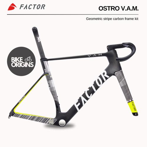 Jual Frameset Factor OSTRO VAM Disc Brake Geometric stripe - Road bike ...