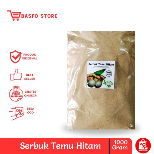 Promo Bubuk Temu Hitam Asli 1kg - Bubuk Temu Ireng Ori Tanpa Campuran ...