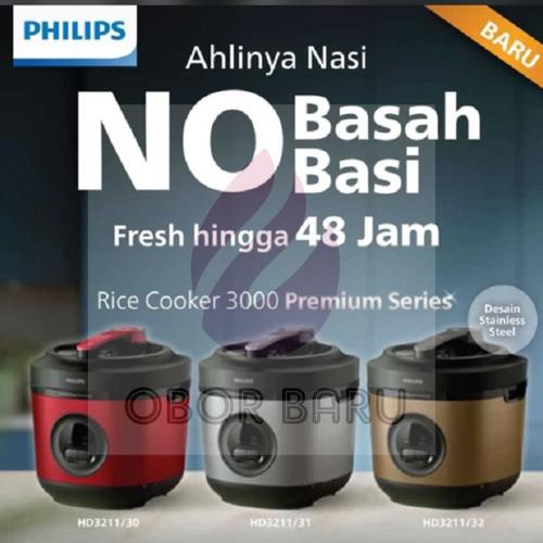 Promo PHILIPS Rice Cooker / Magic Com Stainless Batur Premium 1.8L ...