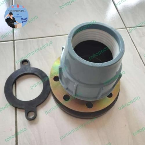 Jual FLANGE ADAPTOR HDPE PN16 90mm / FLANGE ADAPTOR COMPRESSION 3" INCH ...