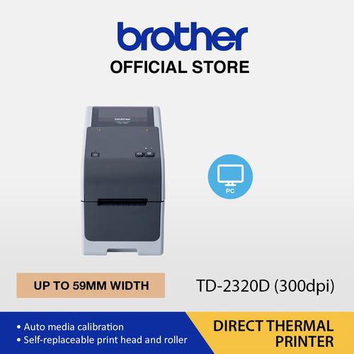 Promo Brother TD-2320D Direct Thermal Printer Label TD-2320D Cicil 0% 3x - Jakarta Pusat ...