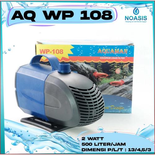 Jual Mesin Pompa Air Mancur AQUAMAN WP-108 Pompa Pump Kolam Ikan ...