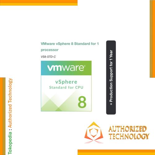 Jual VMware vSphere 8 Standard for 1 processor VS8-STD-C VS8-STD-P-SSS-C - Jakarta Pusat ...