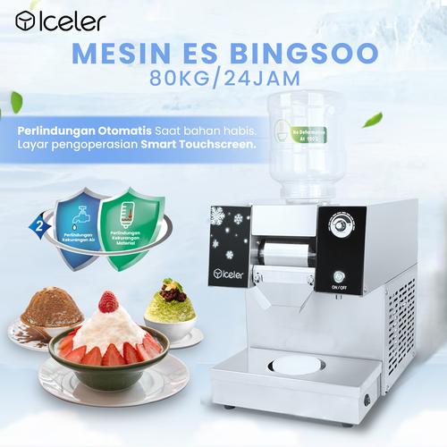 Promo Iceler Mesin Es Bingsoo 600Watt 80kg/24Jam Bingsu Snow Ice Maker ...
