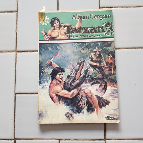 Jual Komik Album Cergam Tarzan Edgar Rice Burroughs 1 buku agak tebal ...