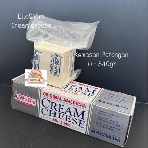 Jual Elle Vire US cream cheese 340 gr potongan Elle&Vire EV Ellevire ...