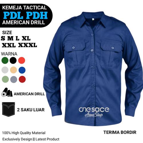 Jual KEMEJA SERAGAM PDL NET TV/Kemeja Tactical Lengan Panjang Bahan ...