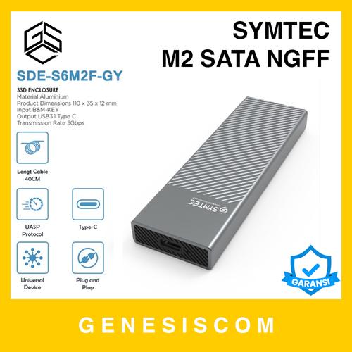 Jual Casing SSD SYMTEC M2/M.2 NGFF SATA Case Enclosure USB3.1 + USB ...