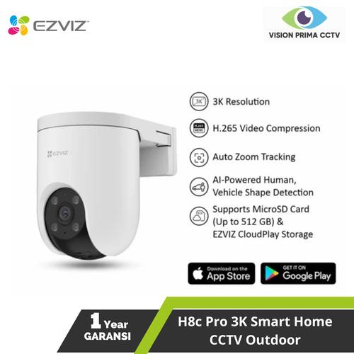 Jual EZVIZ H8c Pro 3K Smart CCTV Outdoor - Kota Medan - Vision Prima ...