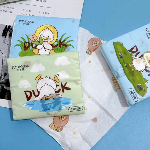 Jual Tisu Kering 3 ply Karakter Lucu Mini Dry Tissue Printed patterned ...