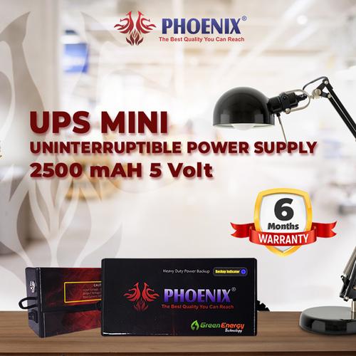 Jual Mini UPS DC PHOENIX 5V 2500mAH 1A untuk Modem, Router, Fingerprint ...