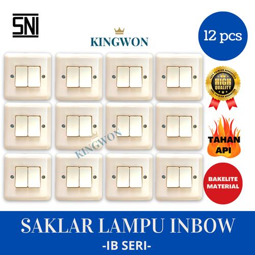Jual [ PAKET BUNDLE 12 PCS ]SAKLAR INBOW (IB) SAKLAR SERI STOP KONTAK ...