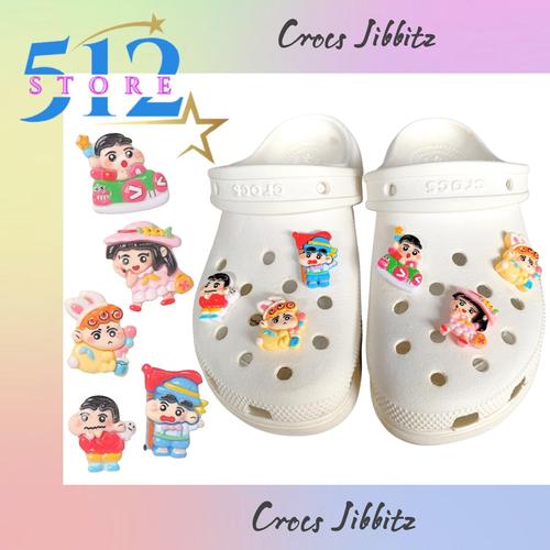 Jual 512 Charms - Crocs jibbitz karakter crayon shinchan - Hiasan ...