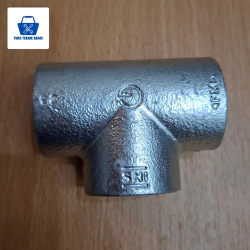 Jual Tee Galvanis / Fitting Sambung Drat 1/2" , 3/8" , 3/4" , 1/4" , 1 ...