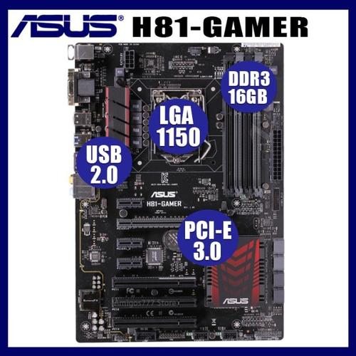 Jual Motherboard Asus H81-Gamer ATX Lga1150 Ddr3 Intel Gen4 - Jakarta ...