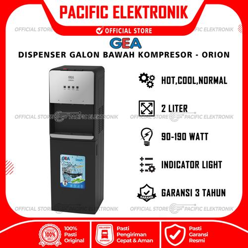 Jual Dispenser Galon Bawah Kompresor 3 Kran GEA ORION - Kota Jambi ...