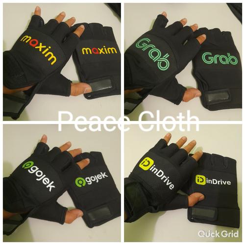 Jual SARUNG TANGAN SETENGAH JARI DRIVER OJOL GO JEK / MAXIM / GRAB ...