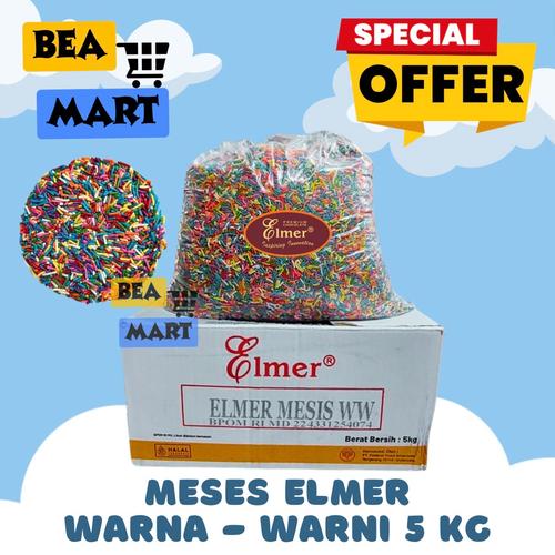 Jual Meses Elmer Warna Warni 5kg | Repack Mesis Meises Rainbow Kemasan ...